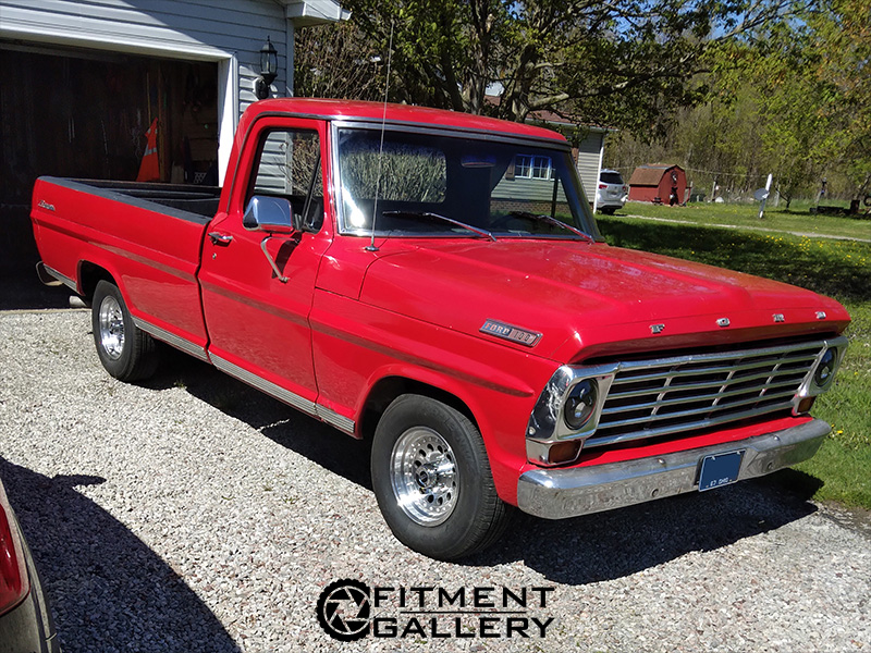 1967 Ford F-100 - 15x7 American Racing Wheels 235/75R15 Ironman Tires