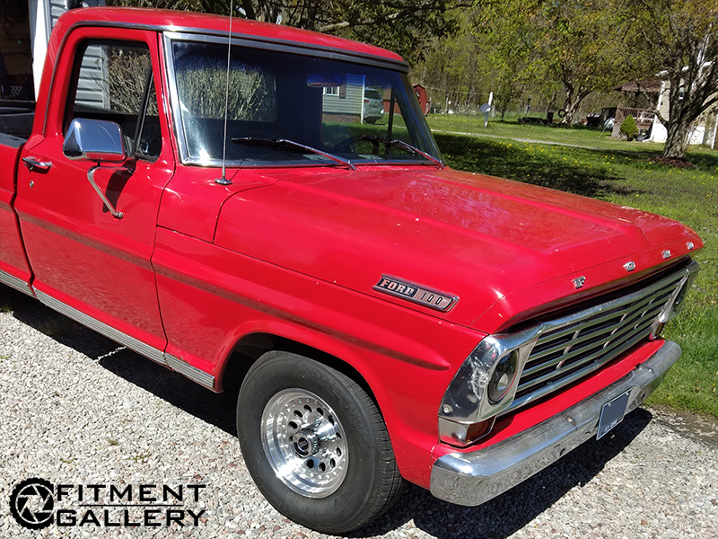 1967 Ford F-100 - 15x7 American Racing Wheels 235/75R15 Ironman Tires