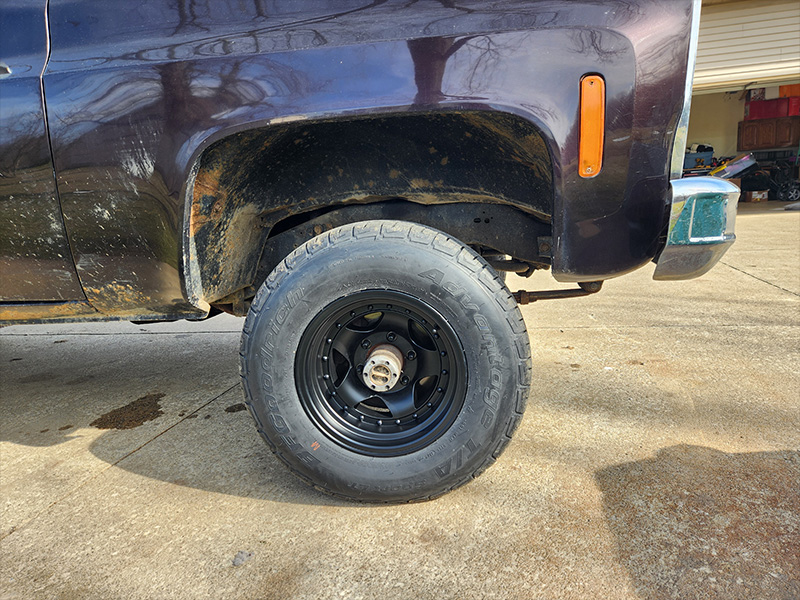 1978 Chevrolet K10 - 15x8 American Racing Wheels LT235/75R15 BFGoodrich ...