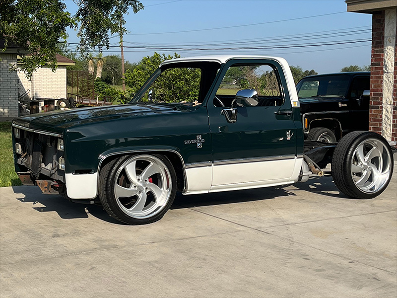 1983 Chevrolet C10 - Staggered US MAGS Wheels