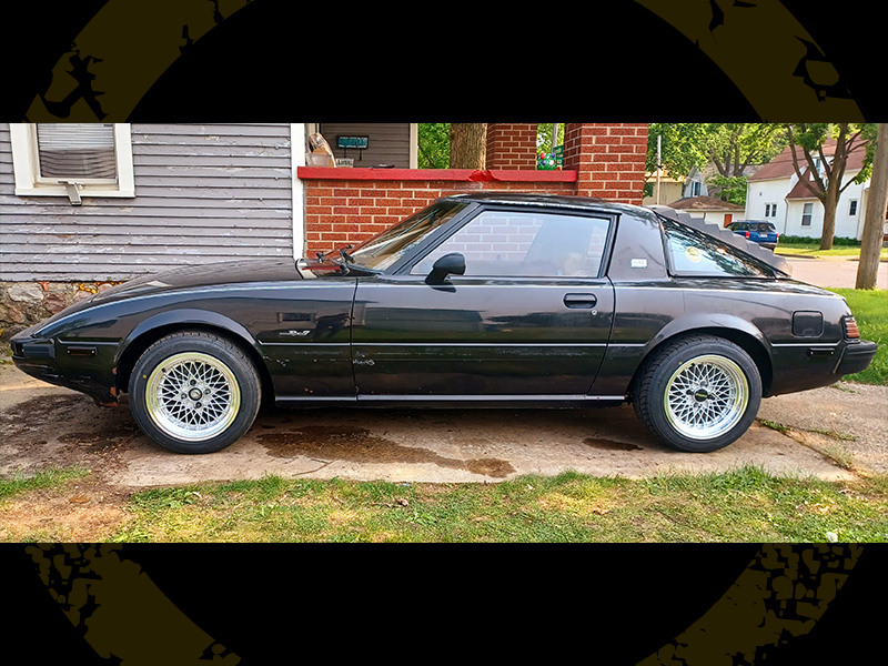 1983 Mazda RX-7 - 15x8 Rota Wheels 205/50R15 Nitto Tires