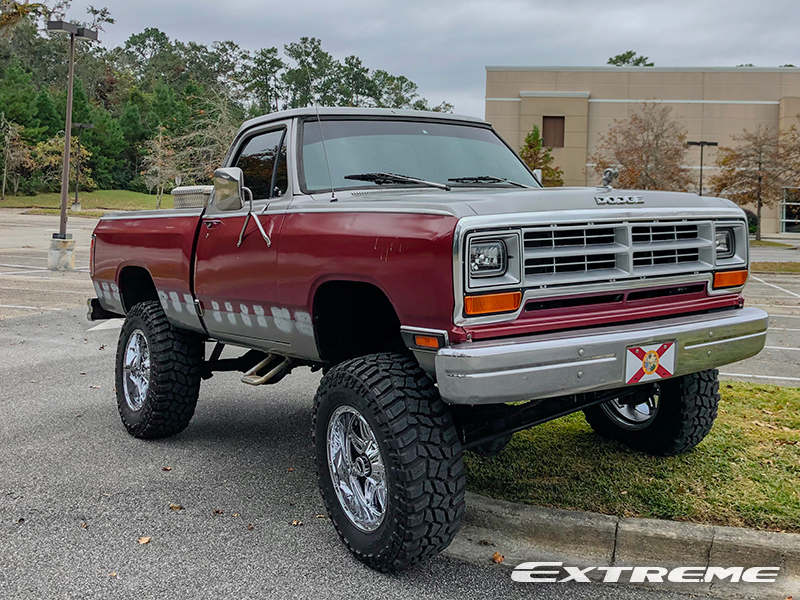 1987 Dodge W150 - 20x10 Fuel Offroad Wheels 37x12.5R20 Cooper Tires ...
