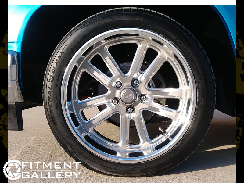 1991 GMC C1500 - 20x8 US Mags Wheels 245/45R20 General Tires