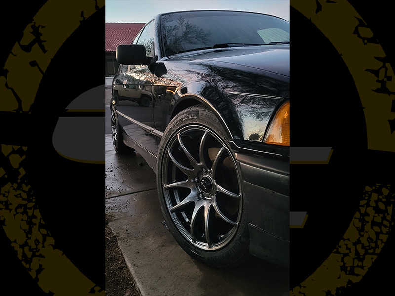 1992 BMW 325i - 17x8 Vors Wheels 225/45R17 Continental Tires