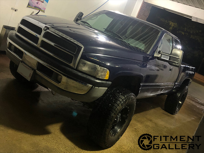 Matte Black 1997 Dodge Ram