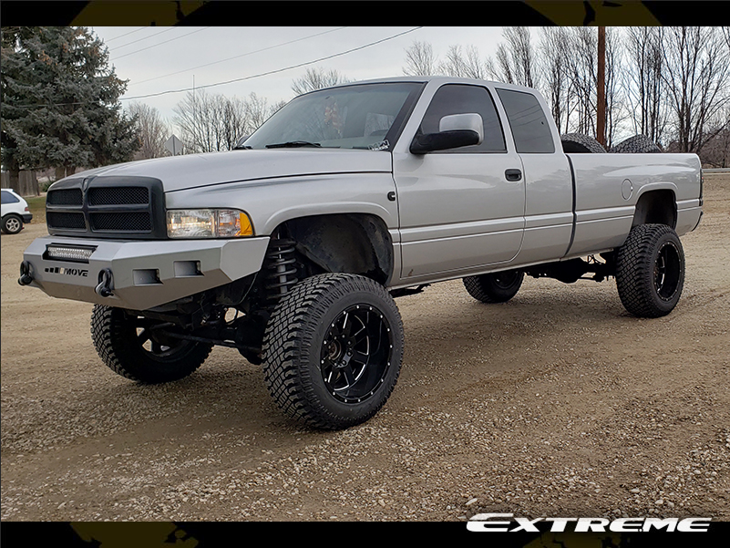 1997 Dodge Ram 2500 - 20x12 Moto Metal Wheels 35x12.5R20 Atturo Tires ...