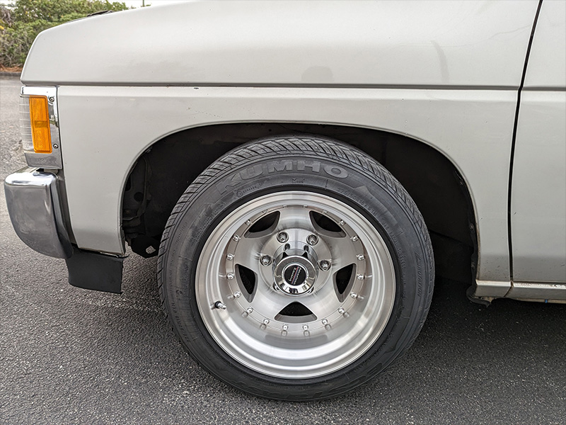1997 Nissan Pickup - 15x10 American Racing Wheels 225/50R15 Kumho Tires