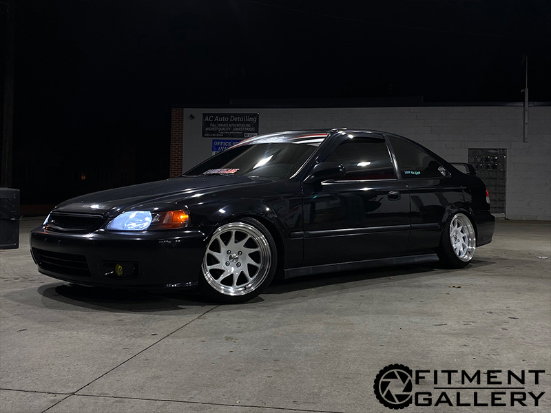 1999 Honda Civic - 16x9 Whistler Wheels 195/40R16 Federal Tires