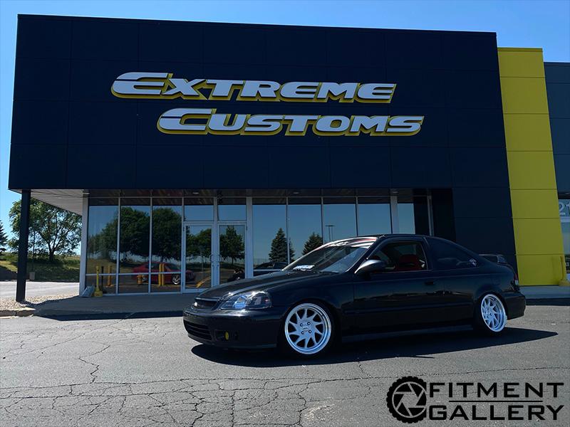 1999 Honda Civic - 16x9 Whistler Wheels 195/40R16 Federal Tires