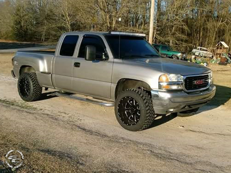 2000 GMC Sierra 2500 - 20x12 Gear Offroad Wheels 3-inch leveling lift kit
