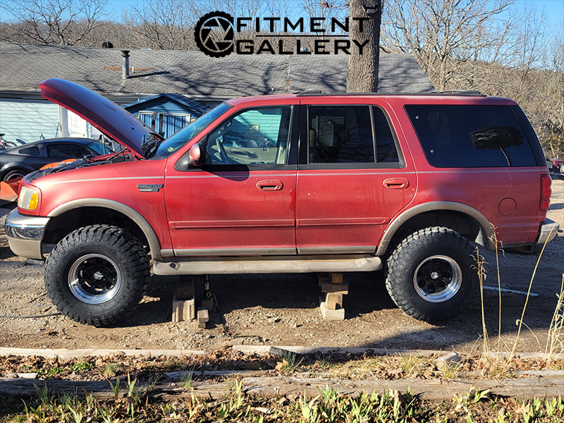 2000 Ford Expedition - 16x10 Ion Alloy Wheels LT315/75R16 Ironman Tires