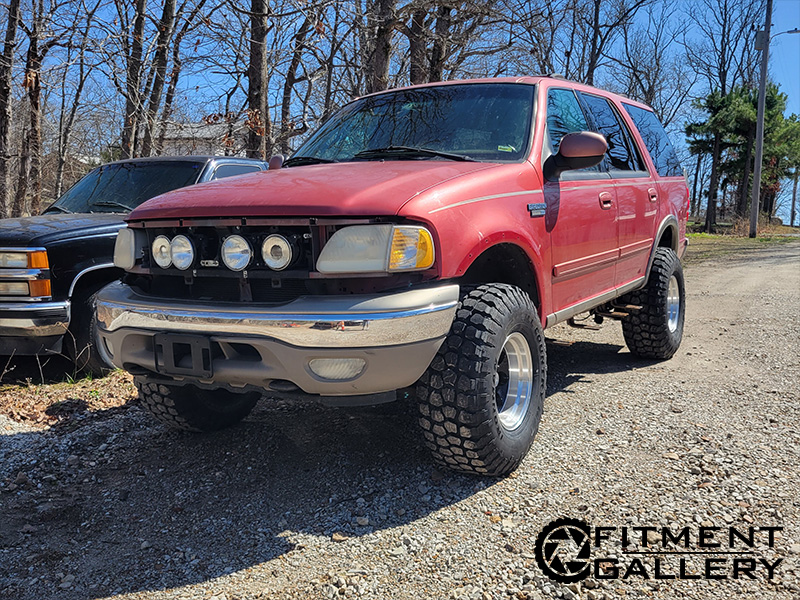 2000 Ford Expedition - 16x10 Ion Alloy Wheels LT315/75R16 Ironman Tires