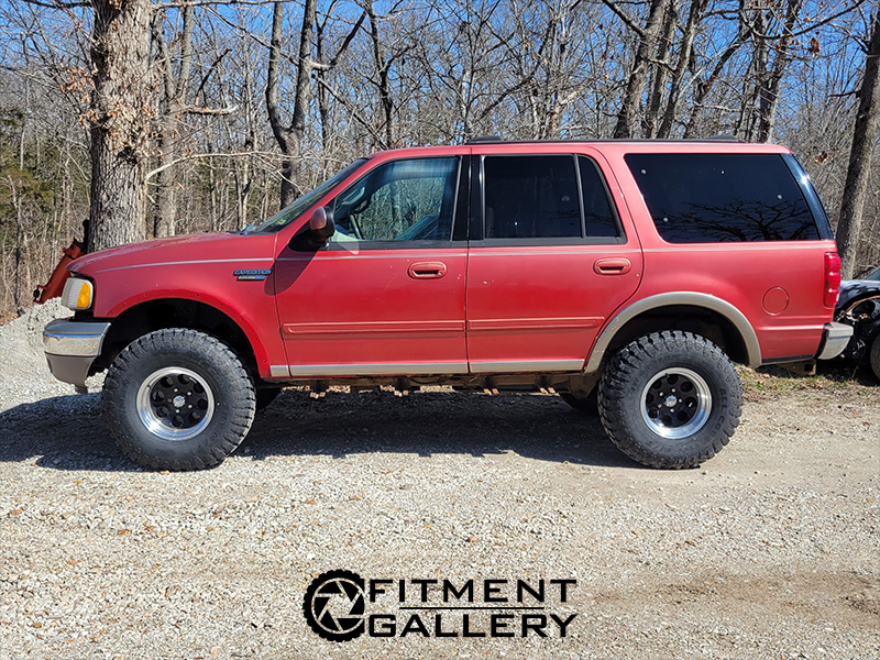 2000 Ford Expedition - 16x10 Ion Alloy Wheels LT315/75R16 Ironman Tires