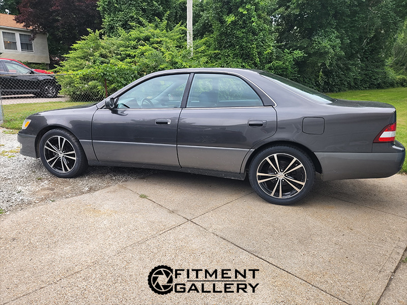 2000 Lexus ES300 - 17x7 RTX Wheels 235/45ZR17 Ironman Tires