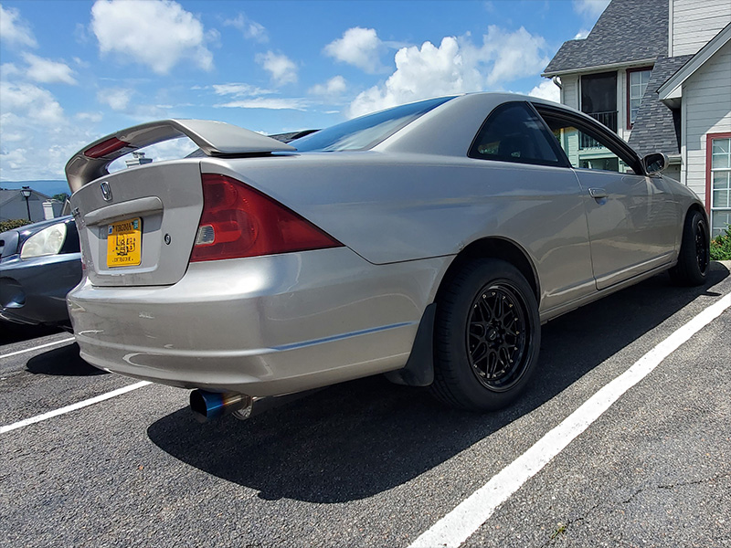 2002 Honda Civic - 16x8 Vors Wheels 205 50 16 Douglas Tires