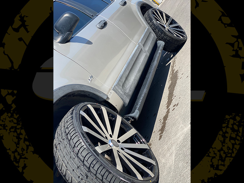 2003 Ford Explorer - 24x9.5 Velocity Wheel Wheels 275/25ZR24 Advanta Tires