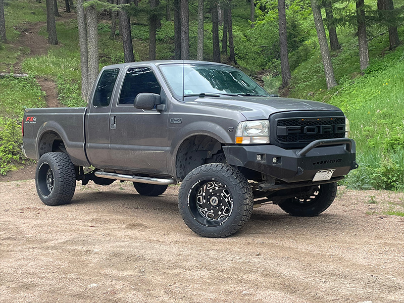 2003 Ford F-250 Super Duty - 20x12 American Truxx Wheels 305/55R20 AMP ...