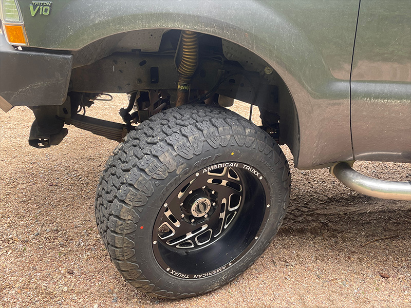 2003 Ford F-250 Super Duty - 20x12 American Truxx Wheels 305/55R20 AMP ...