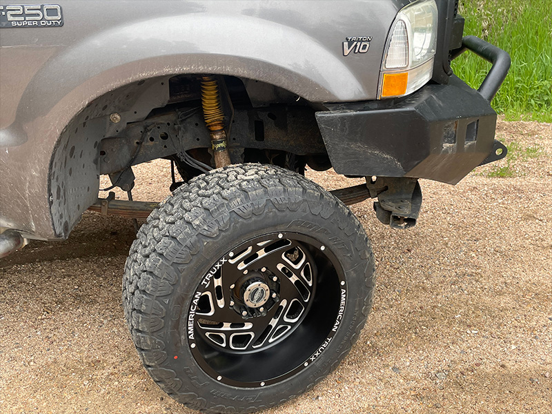 2003 Ford F-250 Super Duty - 20x12 American Truxx Wheels 305/55R20 AMP ...