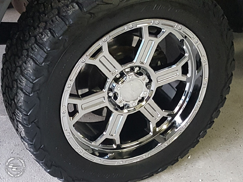 2004 Nissan Titan - 20x9.5 Vision Offroad Wheels 275/55R20 BFGoodrich Tires