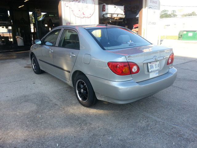 2004 Toyota Corolla - 15x6.5 Vision Wheels