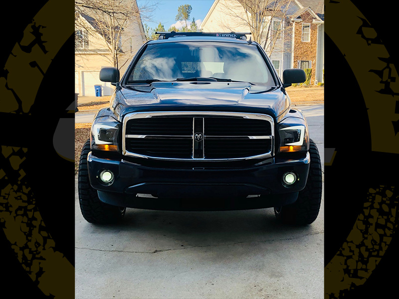 2004 Dodge Durango - 24x12 Vision Wheels LT33x12.50R24 Haida Tires