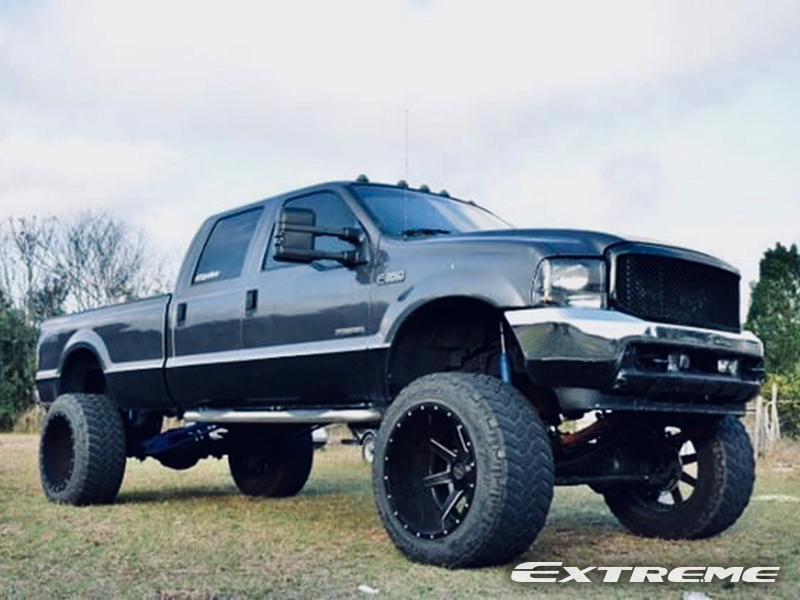 2004 Ford F-350 Super Duty - 24x16 Fuel Offroad Wheels 40x15.5R24 Fury ...