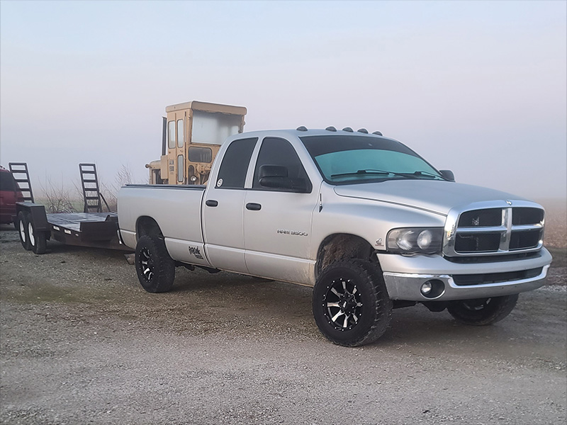 2005 Dodge Ram 3500 - 17x9 Moto Metal Wheels LT265/70R17 Mastercraft Tires