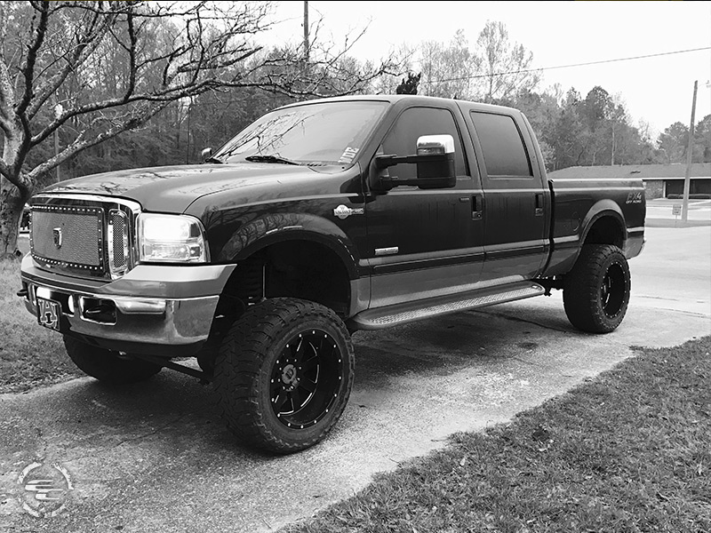 2006 Ford F-350 Super Duty - 20x12 Moto Metal Wheels 35x12.5R20 Toyo ...