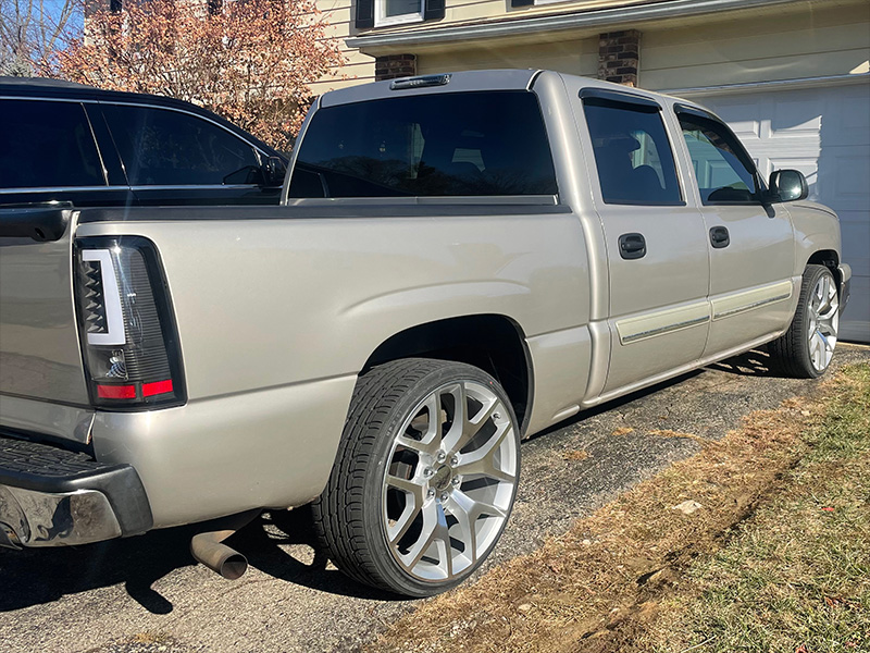 2006 Chevrolet Silverado 1500 24x10 Replica Wheels Wheels, 48% OFF