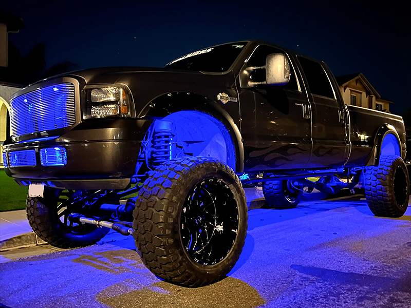 2006 Ford F-350 Super Duty - 24x14 TIS Offroad Wheels 40x15.50R24 ...