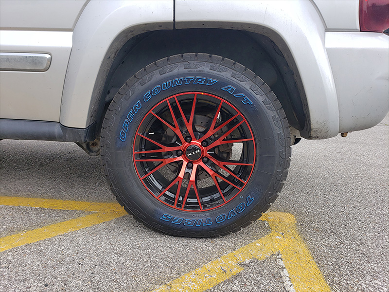 2006 Jeep Liberty - 17x7.5 RTX Wheels 245/65R17 Toyo Tires