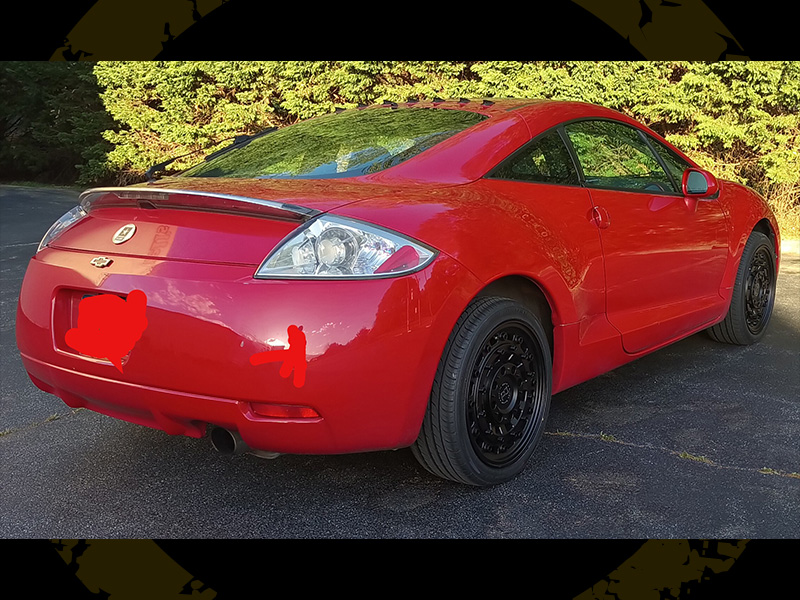 2006 Mitsubishi Eclipse - 18x8 Black Rhino Wheels 235/40R18 Ironman Tires