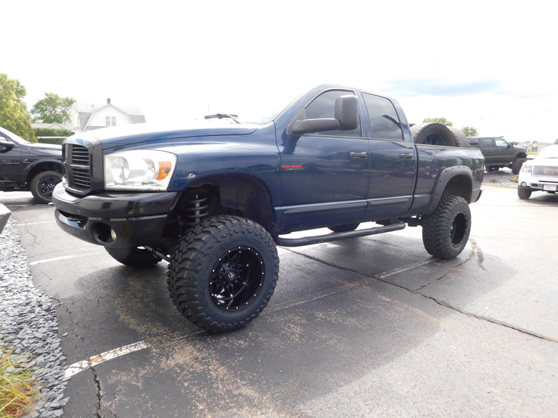 2007 Dodge Ram 2500 - 18x12 Fuel Offroad Wheels 35x12.50R18 Toyo Tires ...