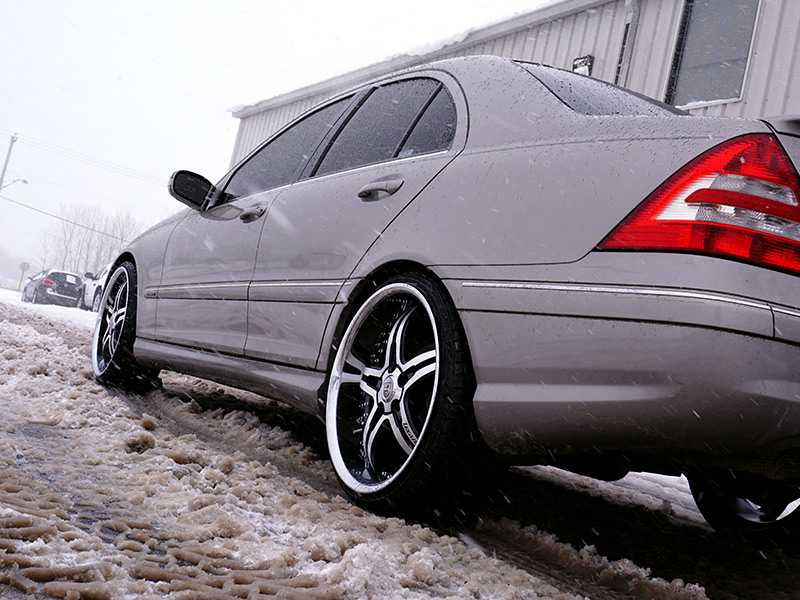 2007 Mercedes-Benz C230 - Staggered Lexani Wheels 235/30R20 Lexani Tires