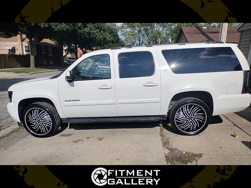 2007 Chevrolet Suburban 1500 - 24x9 Massiv Wheels 305/35R24 Ironman Tires