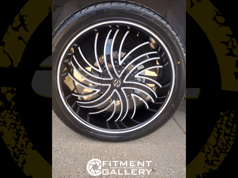 2007 Chevrolet Suburban 1500 - 24x9 Massiv Wheels 305/35R24 Ironman Tires