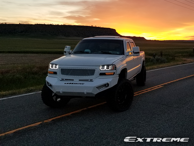 2007 GMC Sierra 2500 HD - 20x12 Vision Offroad Wheels 35x12.5R20 Cooper ...