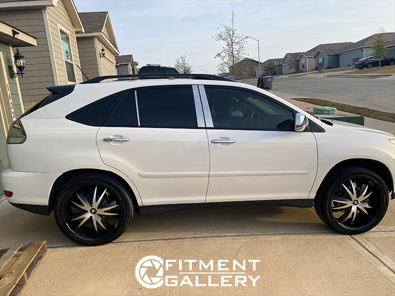 2007 Lexus RX350 - 22x8.5 Mazzi Wheels 235/30ZR22 Advanta Tires