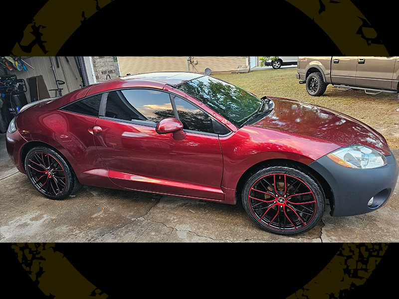 2007 Mitsubishi Eclipse - 20x8.5 Karma Wheels 245/35ZR20 Advanta Tires