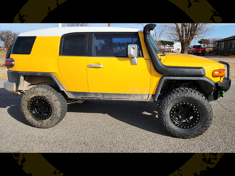 2007 Toyota FJ Cruiser - 17x9 Black Rhino Wheels 35X12.50R17 Centennial ...