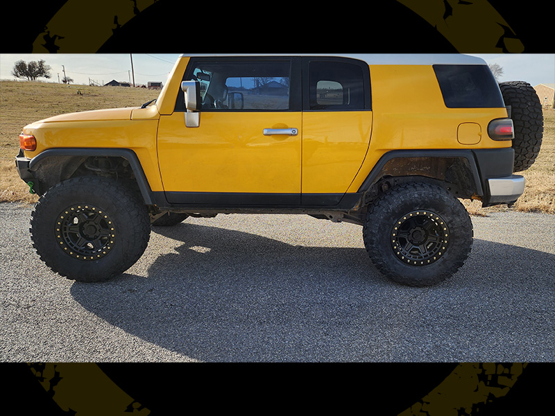 2007 Toyota FJ Cruiser - 17x9 Black Rhino Wheels 35X12.50R17 Centennial ...