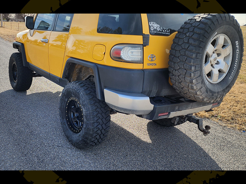 2007 Toyota FJ Cruiser - 17x9 Black Rhino Wheels 35X12.50R17 Centennial ...