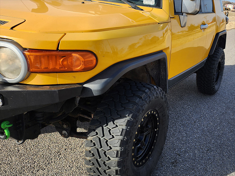2007 Toyota FJ Cruiser - 17x9 Black Rhino Wheels 35X12.50R17 Centennial ...
