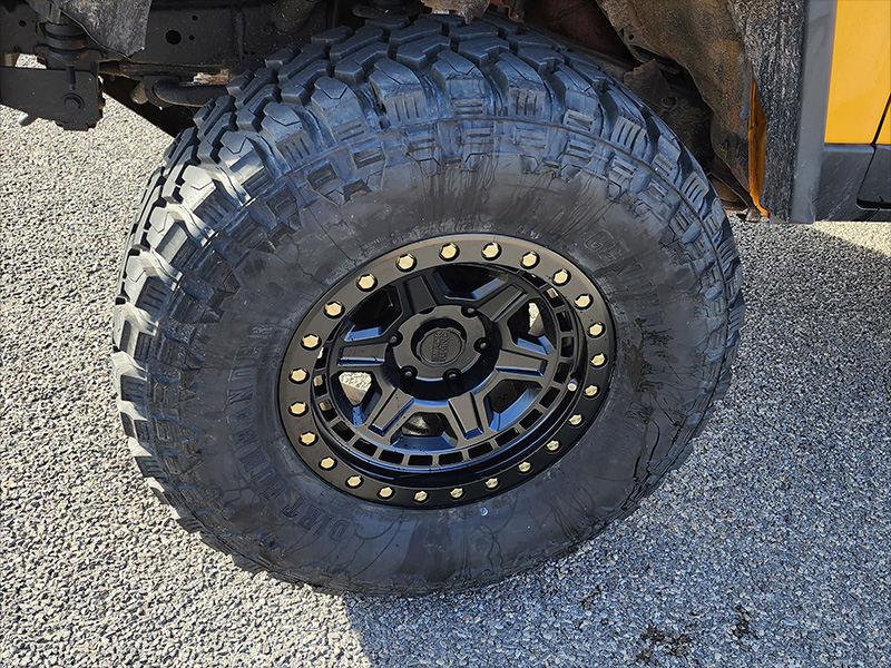 2007 Toyota FJ Cruiser - 17x9 Black Rhino Wheels 35X12.50R17 Centennial ...