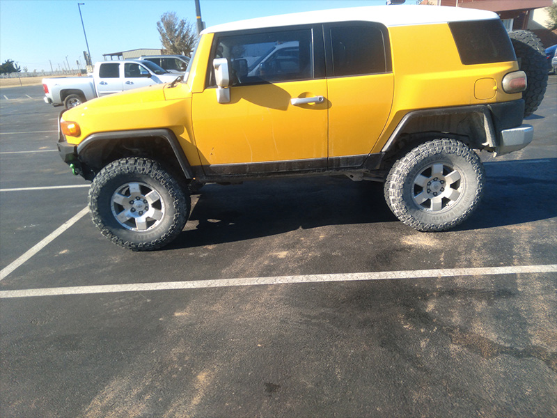 2007 Toyota FJ Cruiser - 17x9 Black Rhino Wheels 35X12.50R17 Centennial ...
