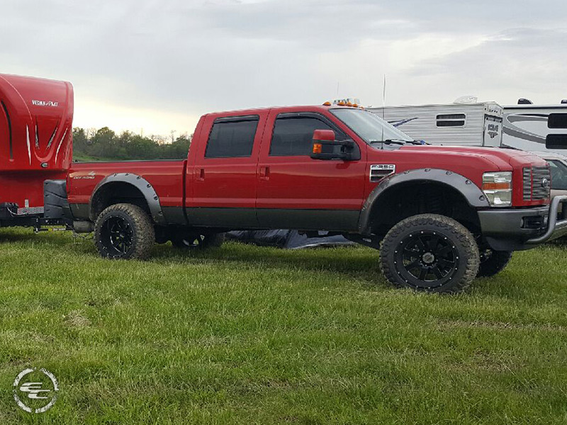 2009 Ford F-350 Super Duty - 22x14 Moto Metal Wheels 37x13.5R22 Atturo ...