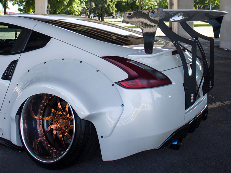 2009 Nissan 370Z - Staggered Art In Motion Wheels 255/30ZR20 Toyo Tires ...