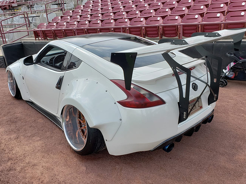 2009 Nissan 370Z - Staggered Art In Motion Wheels 255/30ZR20 Toyo Tires ...