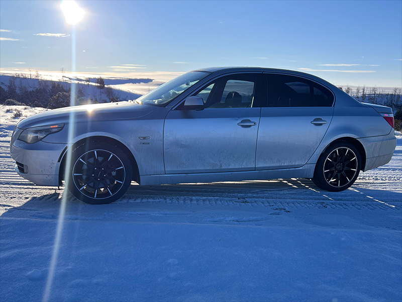 2010 BMW 535i xDrive - 18x8 Ravetti Wheels 225/45ZR18 Ironman Tires